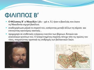 η μακεδονία τον 4ο αιώνα | PPTX