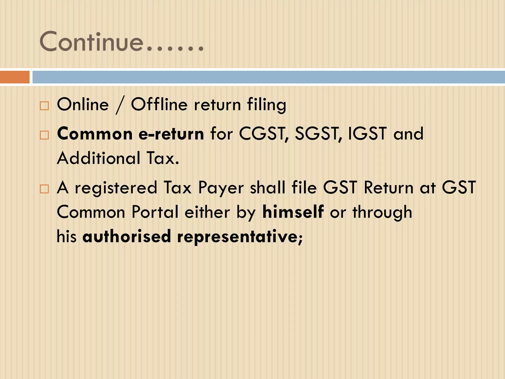 GST Return Overview by CA Shital Thadeshwar | PDF