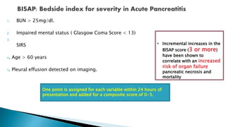SCORING AND RISK STRATIFICATION OF ACUTE PANCREATITIS | PPTX