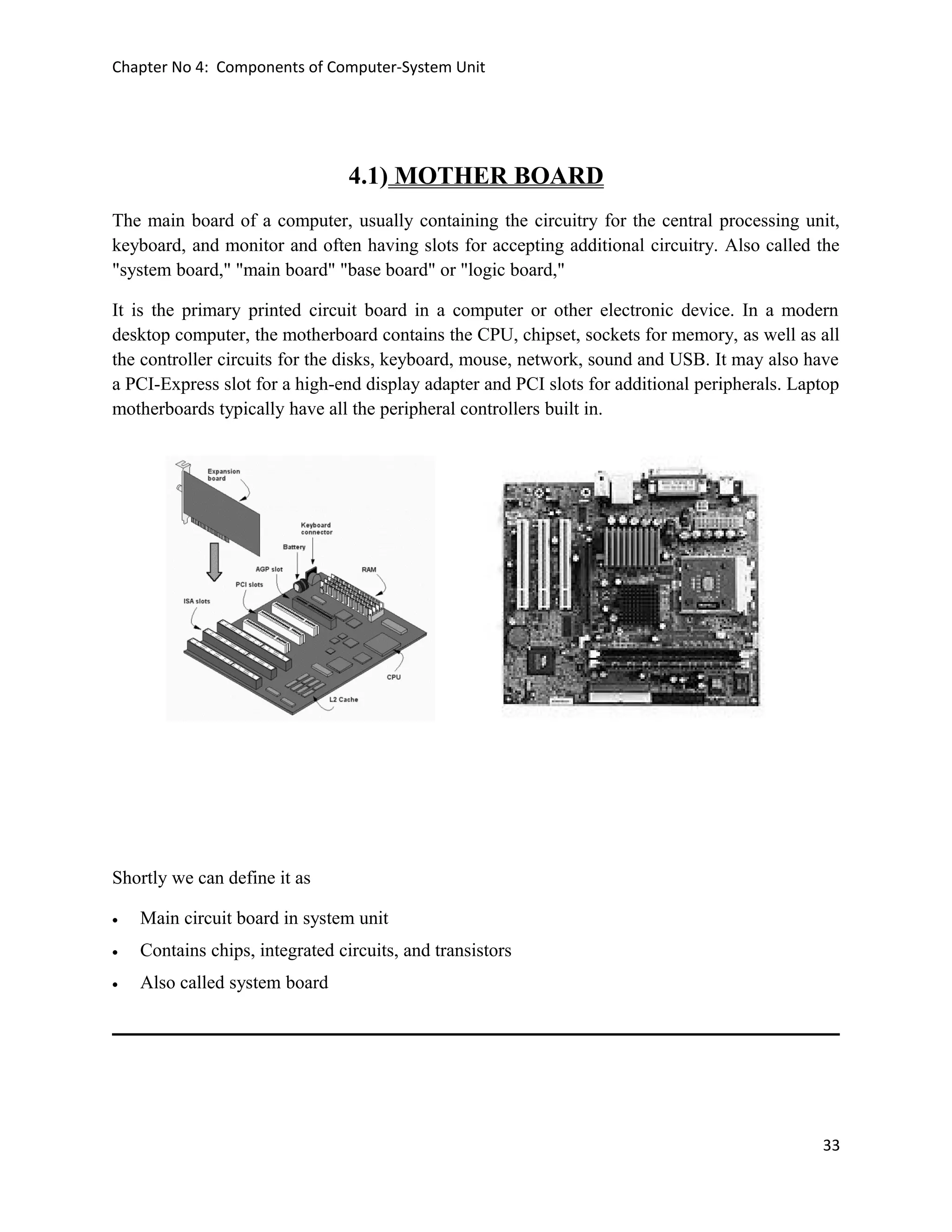 computer System UNit Every thing | DOC