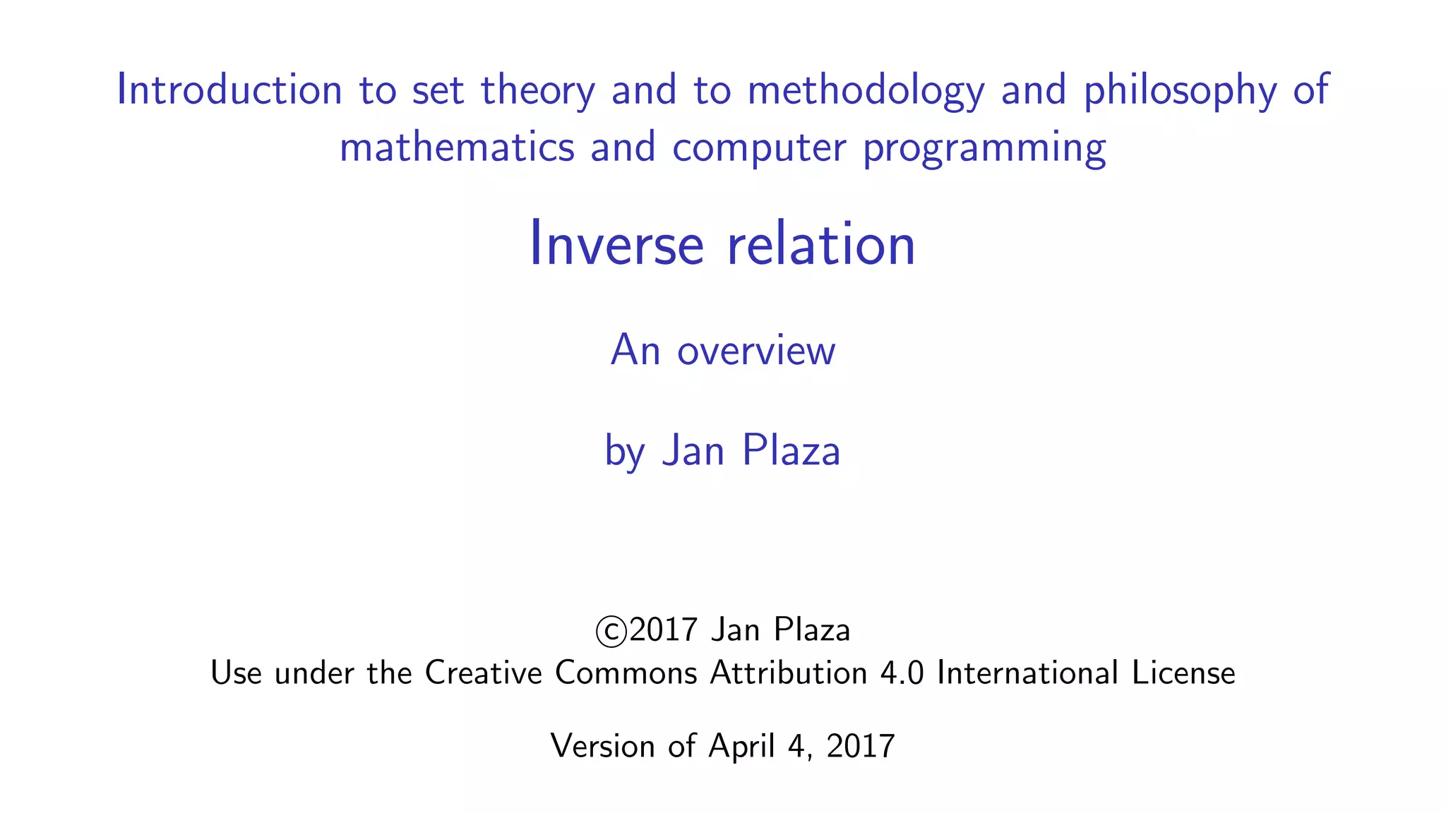 45 Inverse Relation Ppt 