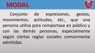 LOS BUENOS MODALES | PPT