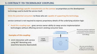 SOA Principles : 4.service loose coupling | PPTX