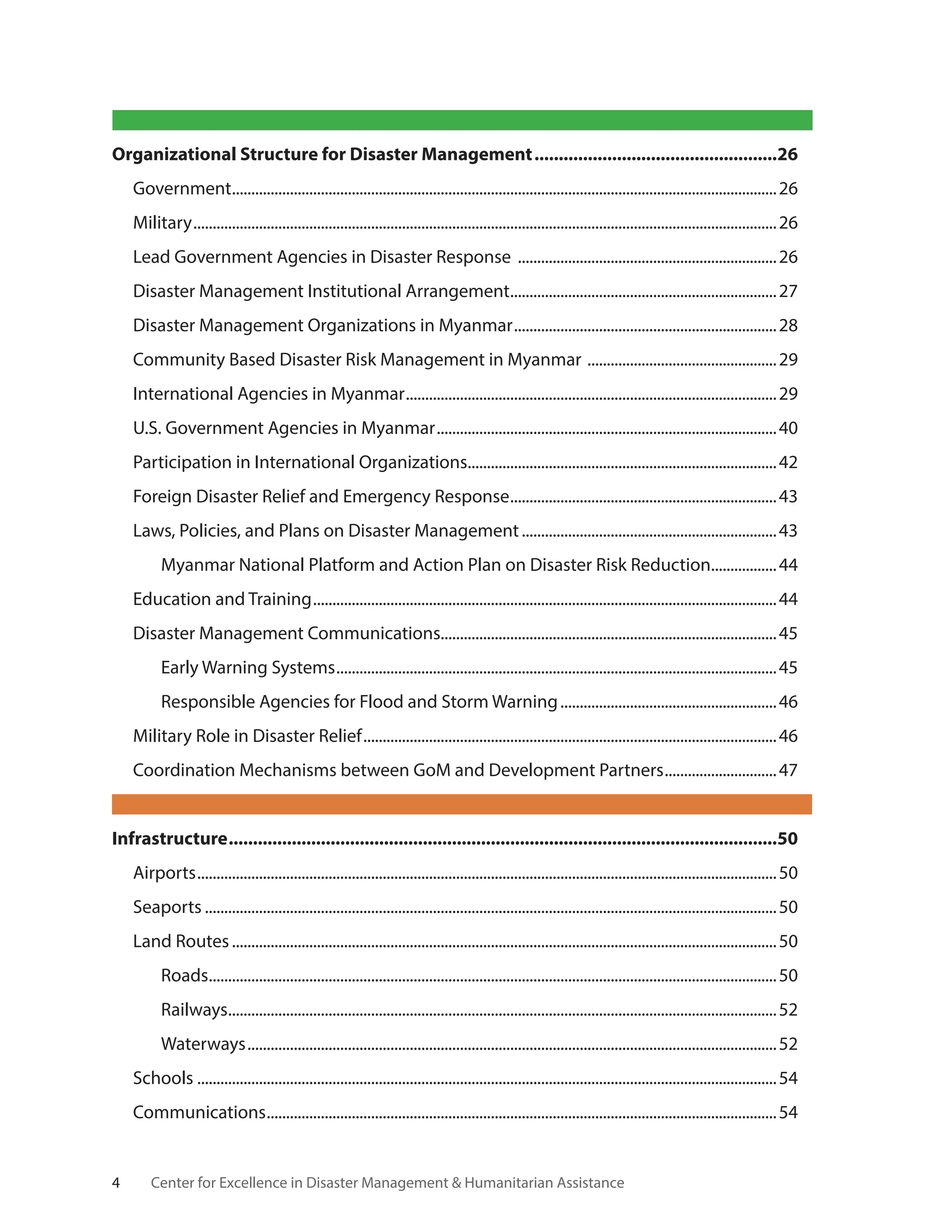 Myanmar disaster management reference handbook | PDF
