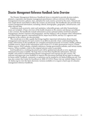 Myanmar disaster management reference handbook | PDF