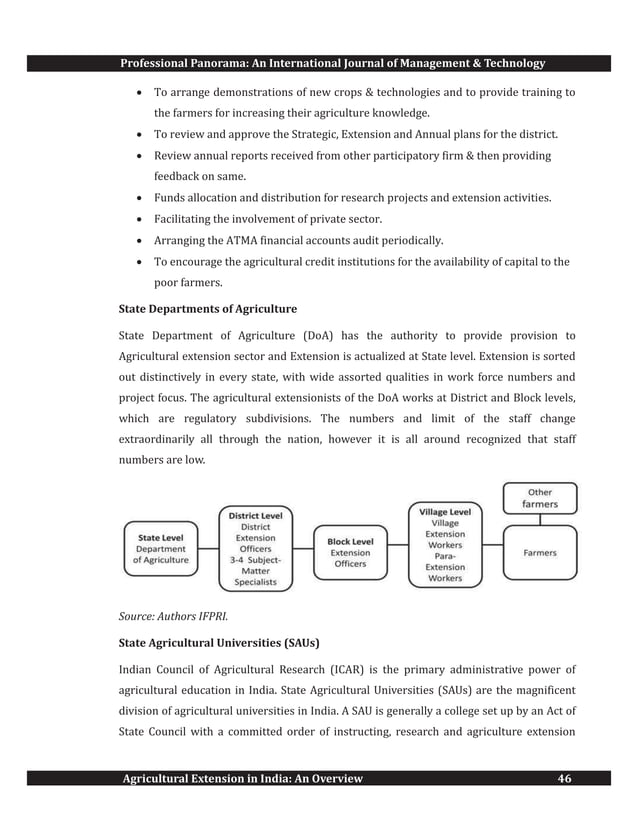 Agricultural Extension in India: An Overview | PDF