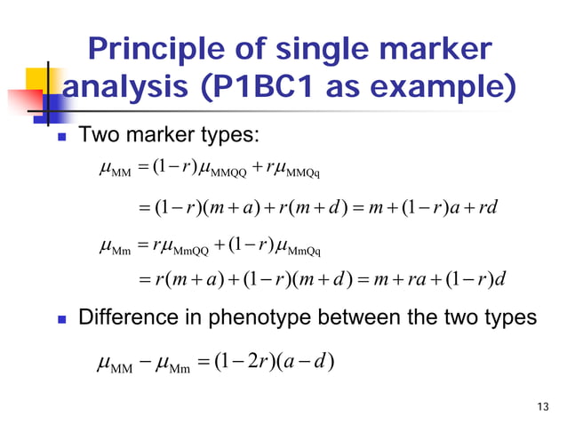 Jiankang Wang. Principle of QTL mapping and inclusive composite ...