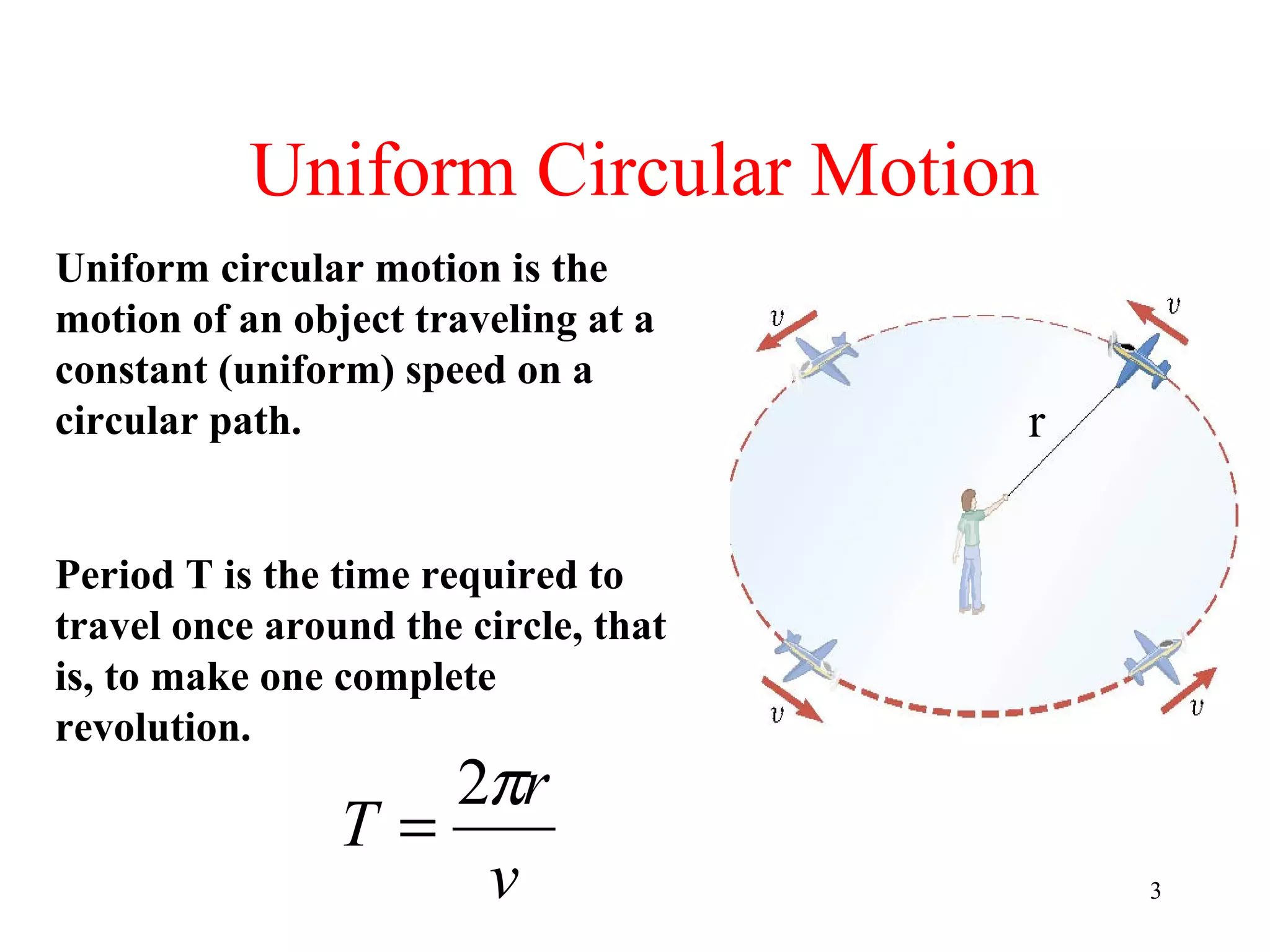 Uniform Circular Motion | PPT