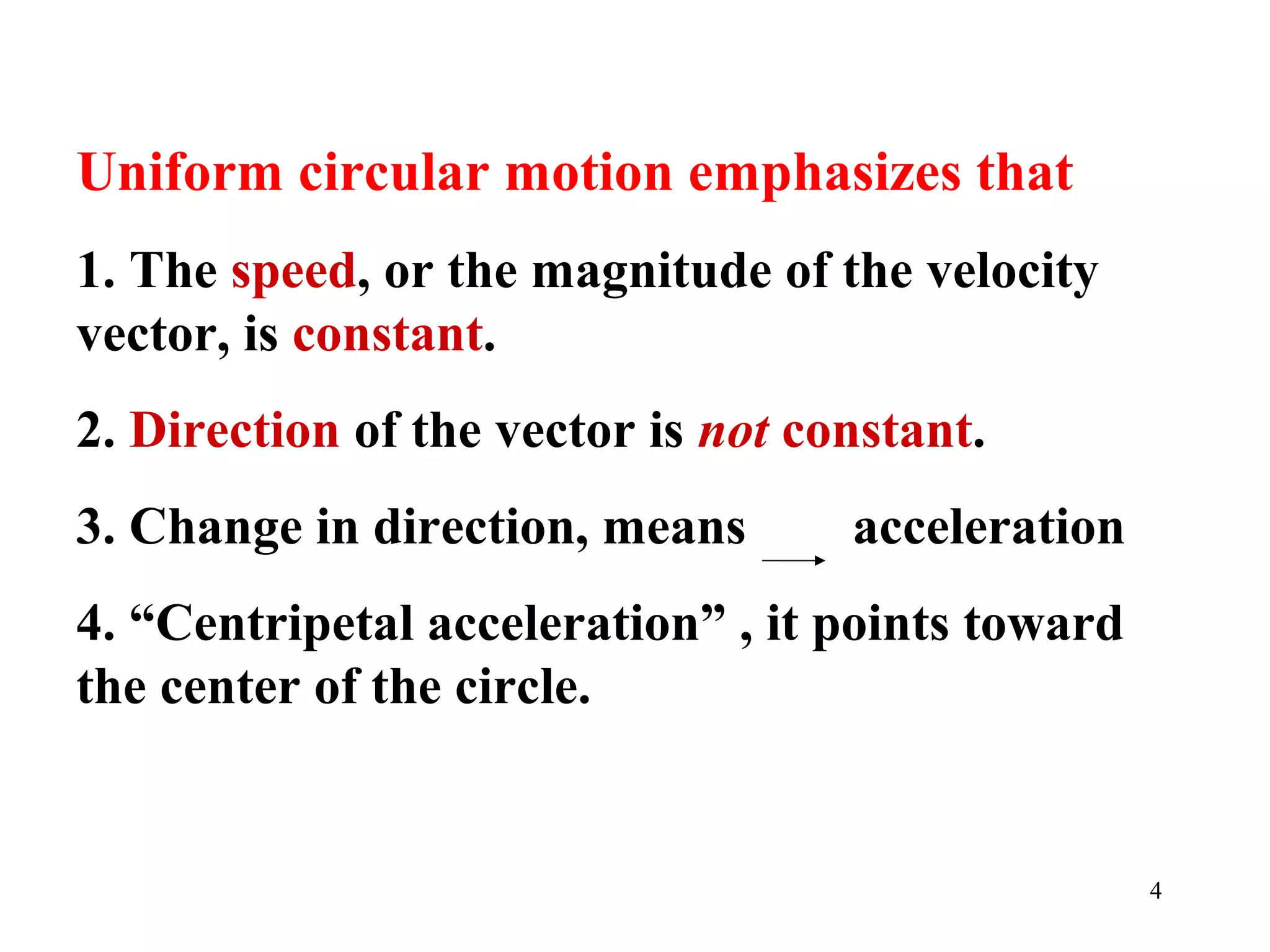 Uniform Circular Motion | PPT