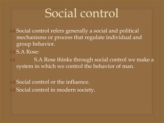4.social control | PPT