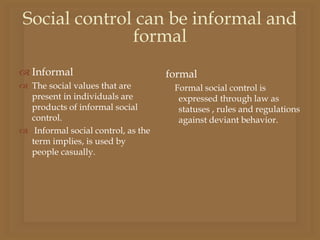 4.social control | PPT