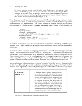 The Language Assessment Process | PDF