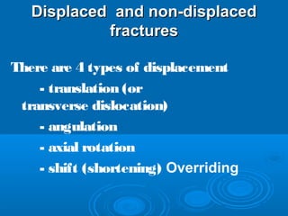 Management of Fractures | PPT