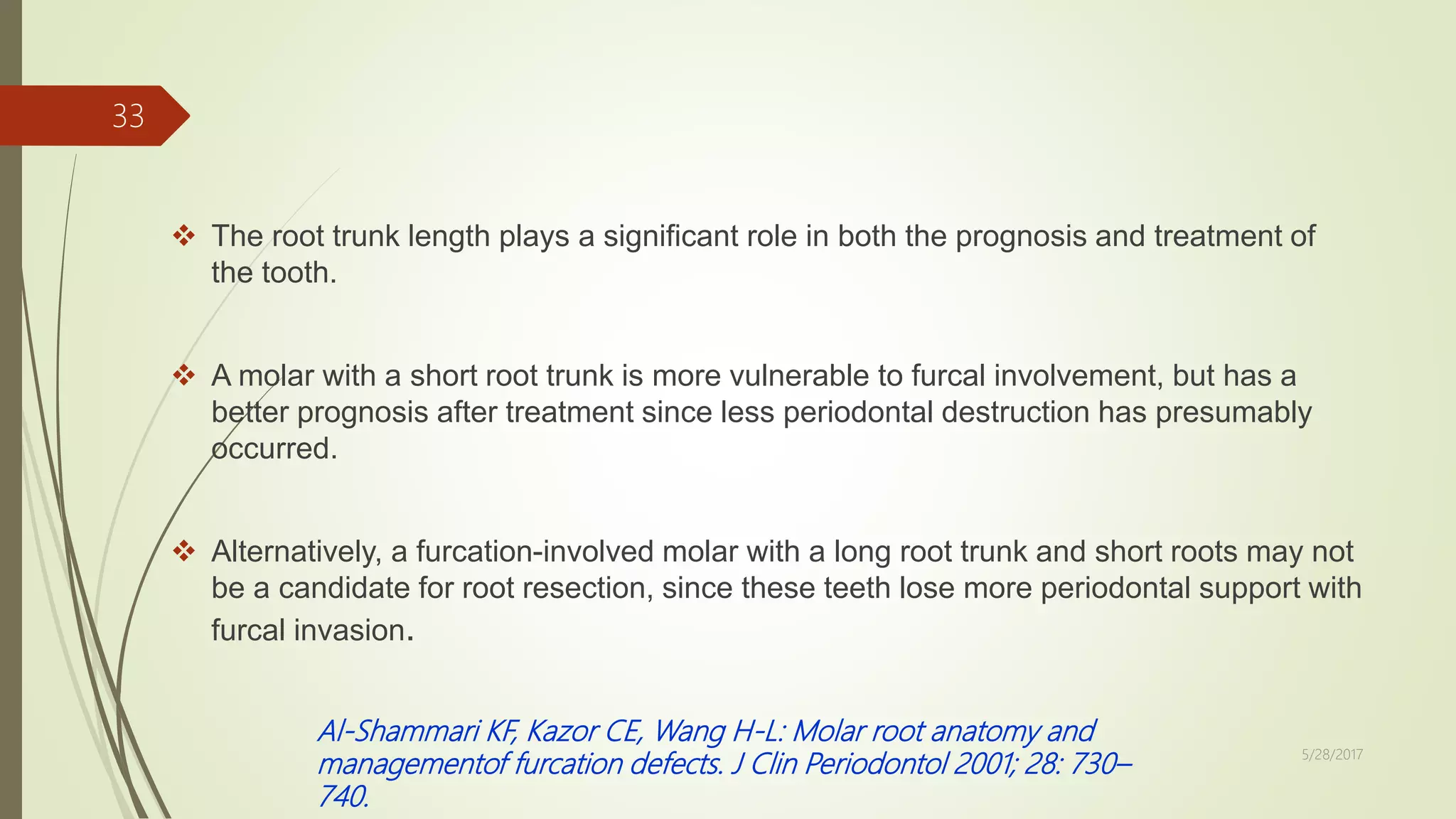 4.furcation involvement and its treatment | PPTX
