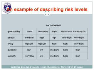 Disaster risk management | PPT