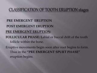 development of dentition and occlusion | PPTX