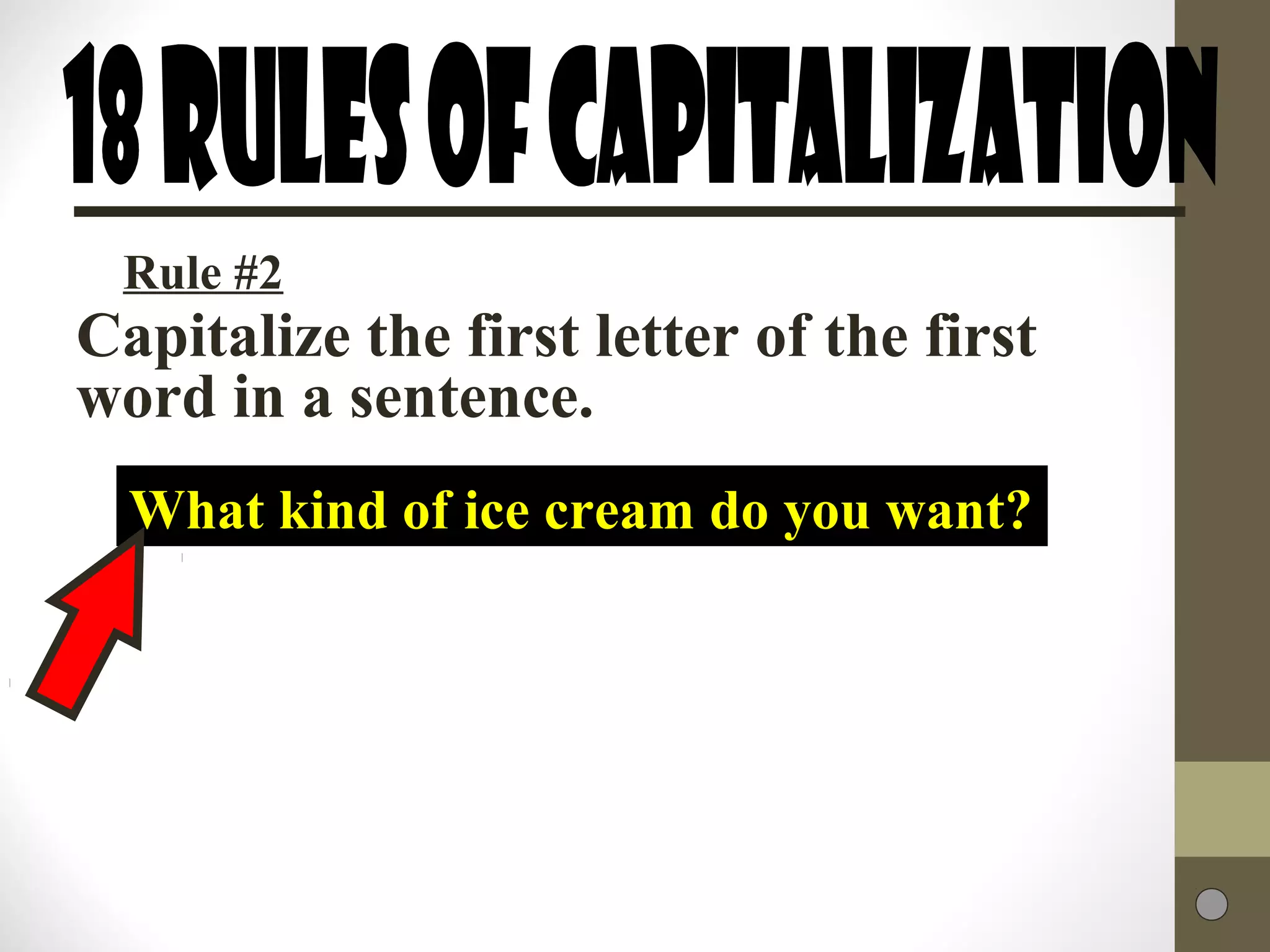 4. capitalization rules | PPT