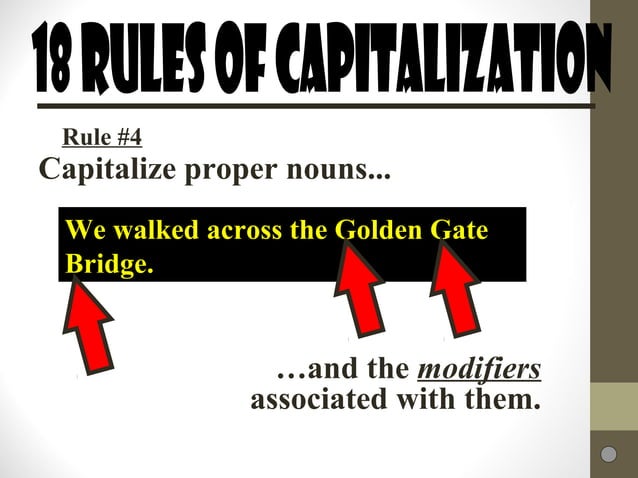 4. capitalization rules | PPT