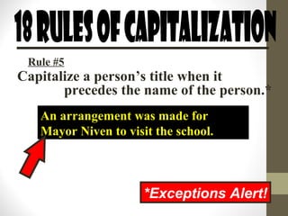 4. capitalization rules | PPT
