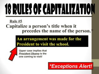 4. capitalization rules | PPT