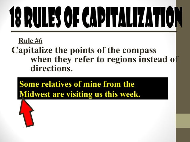 4. capitalization rules | PPT