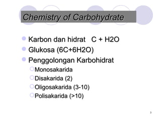 4. karbohidrat | PPT