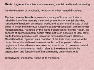 Hygienic problems of Healthy lifestyle & Persona Hygiene | PPT