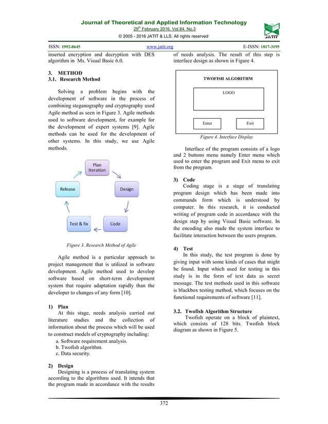 IMPLEMENTATION TWOFISH ALGORITHM FOR DATA SECURITY IN A COMMUNICATION NETWORK USING LIBRARY ...