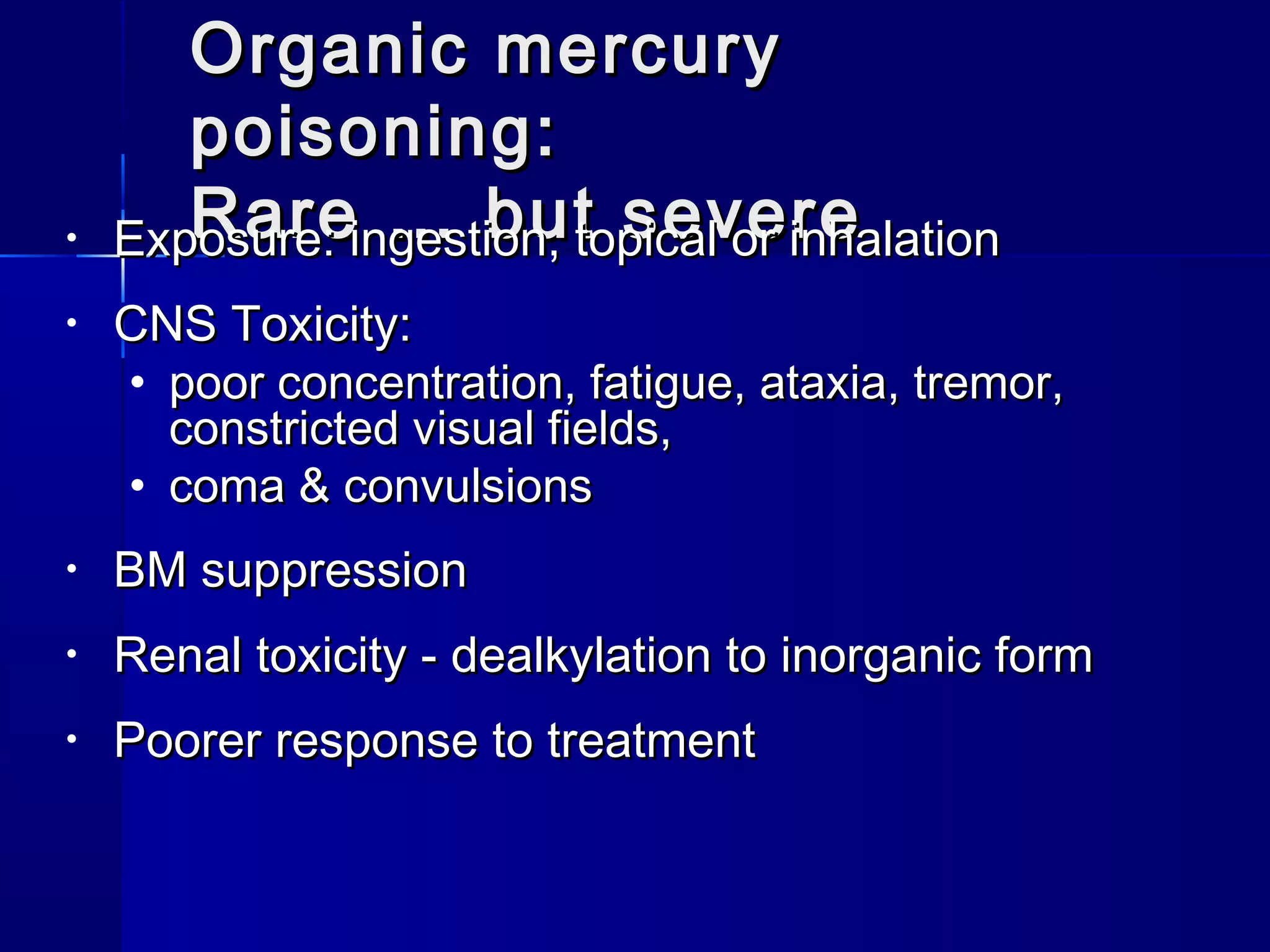 Mercury Poisoning | PPT