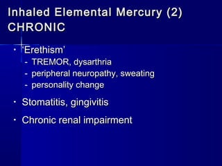 Mercury Poisoning | PPT