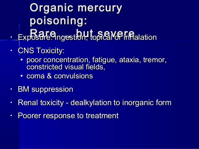 Poisoning as related to Mercury - Pictures
