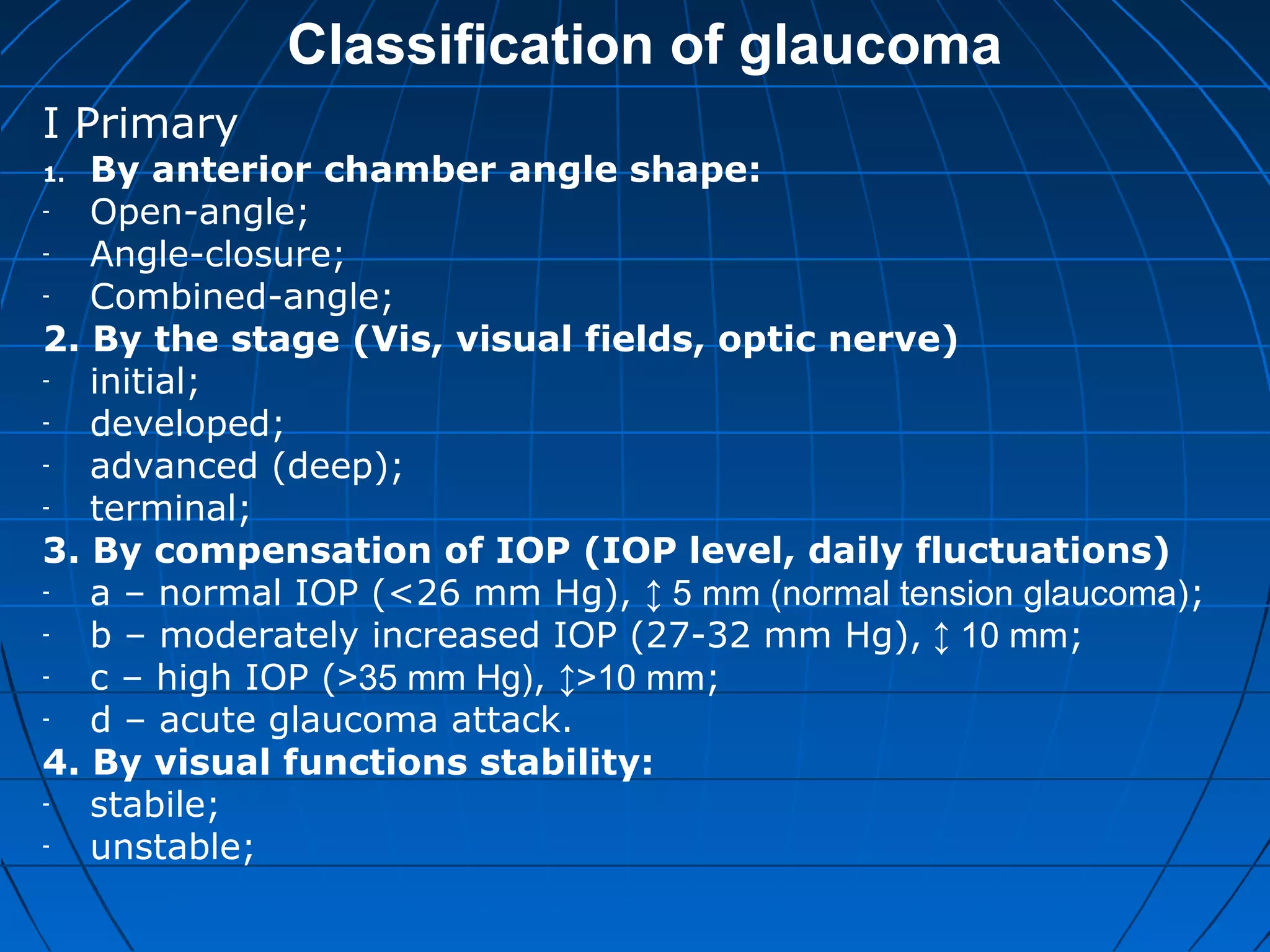 Pathology of lens. Glaucoma | PPT