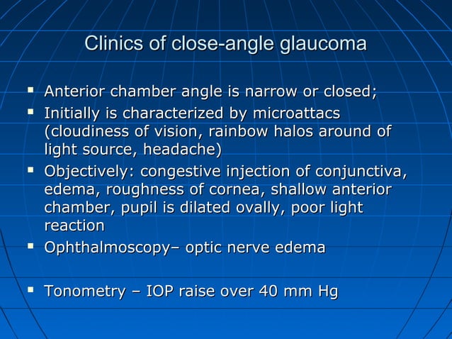 Pathology of lens. Glaucoma | PPT