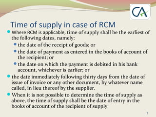 4. reverse charge machanism under gst. | PPT