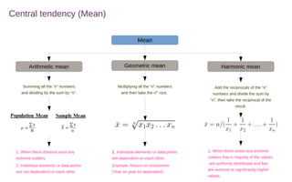 4. descriptive statistics (central tendency) | PPT