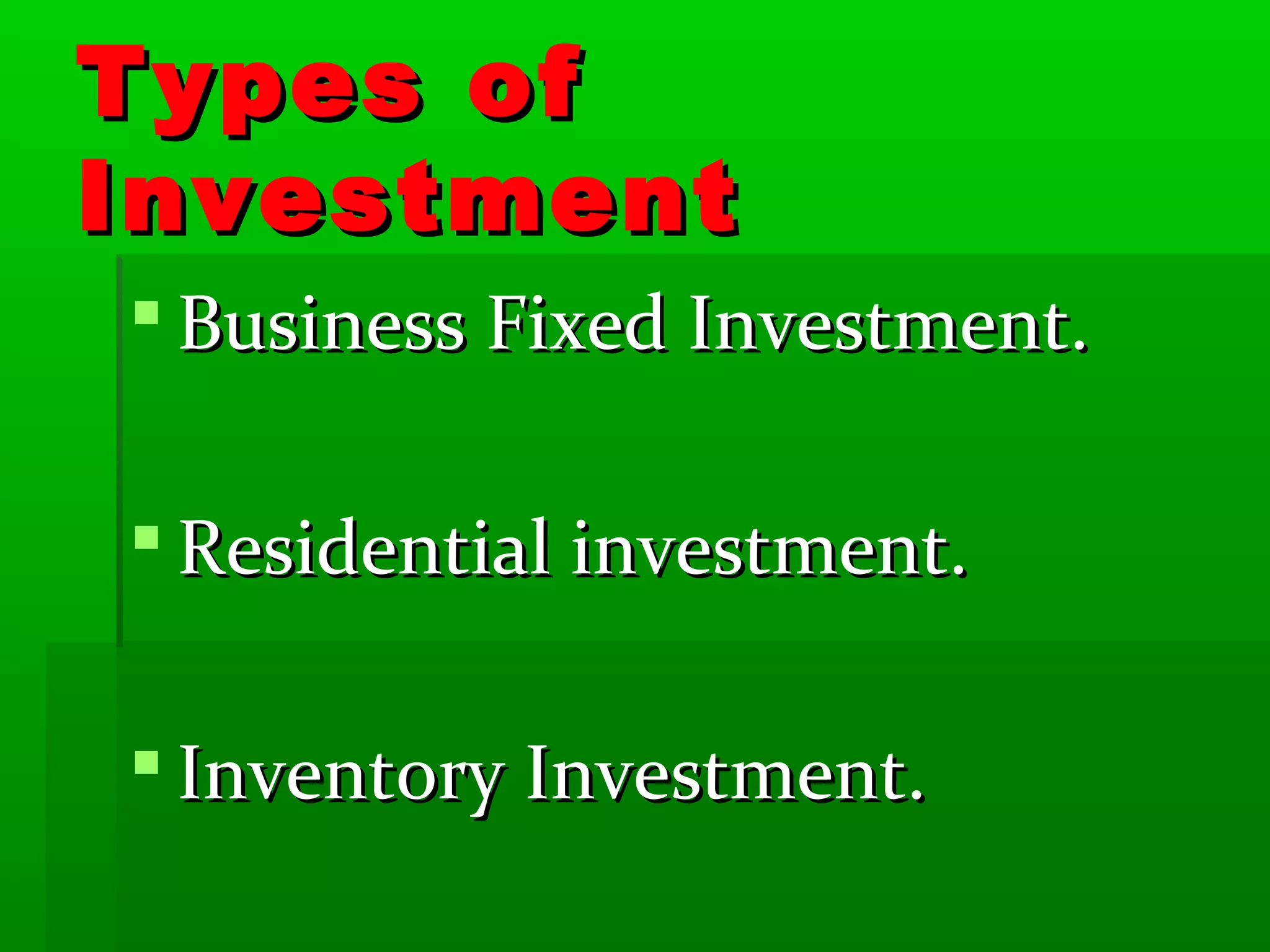 Presentation on Investment | PPT | Stocks and Bonds | Personal Investing