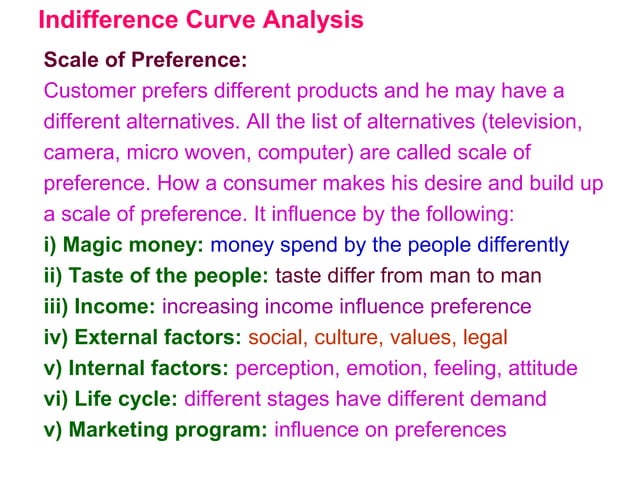 4. indifference curve | PPT