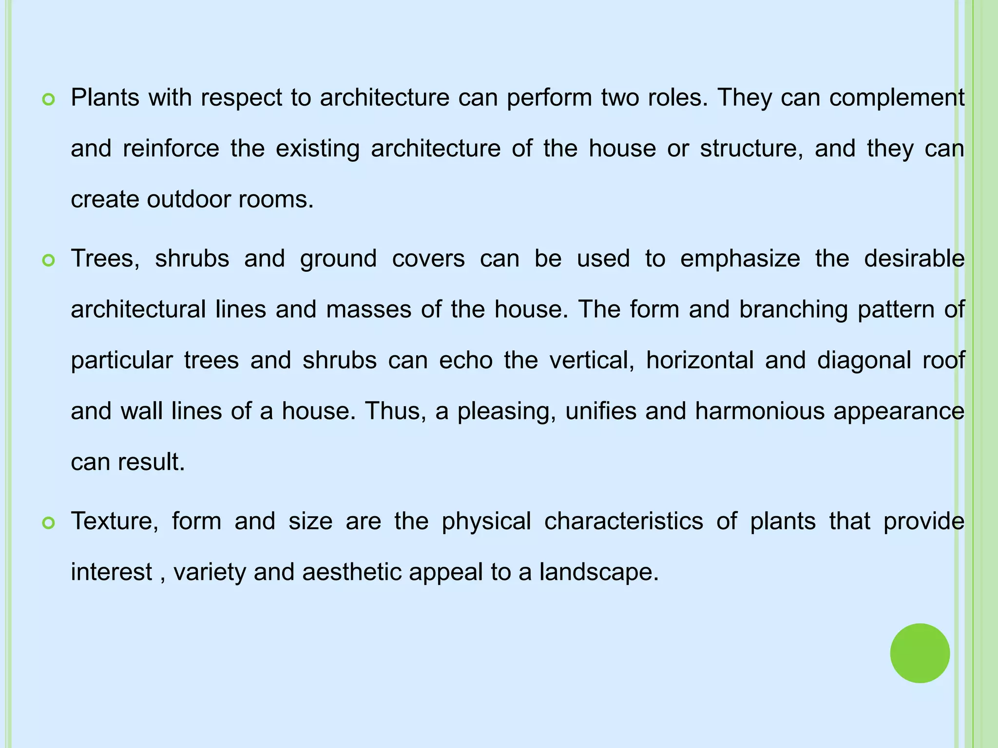 Planting considerations for Landscape project | PPTX