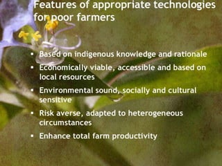 4.Agro ecology principles , A Presentation By Mr. Allah Dad Khan ...