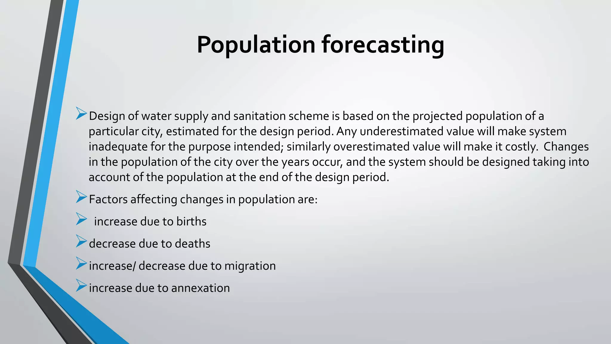 population forecasting | PPTX