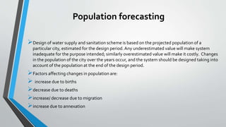 population forecasting | PPTX
