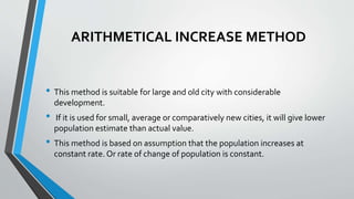 population forecasting | PPTX