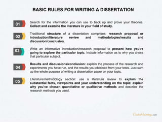 COMPLETE GUIDE ON WRITING A GOOD DISSERTATION ON MICROBIOLOGY | PPTX
