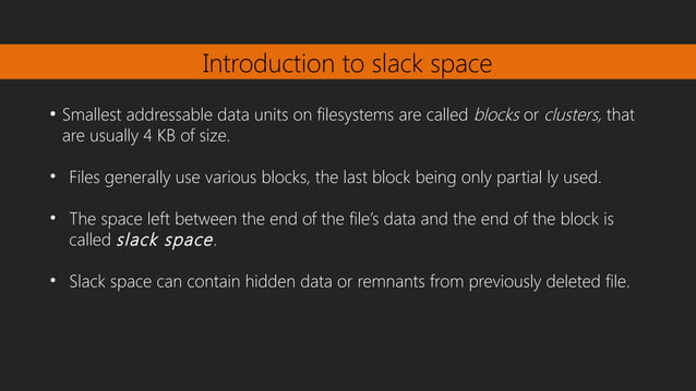 File carving overview | ODP