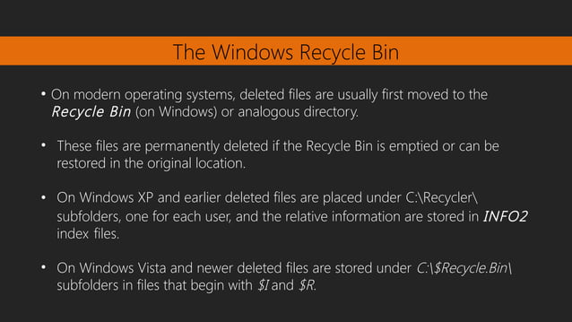 File carving overview | ODP