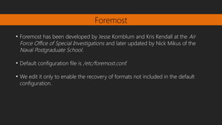 File carving tools | ODP | Photo Editing Software | Computer Software ...