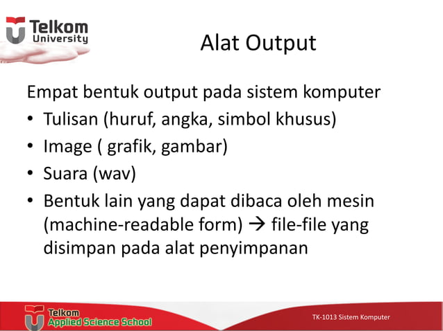 4. alat input output jul | PPT