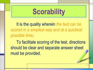 4. qualities of good measuring instrument | PPTX