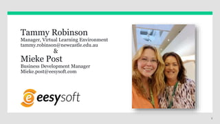 Making Adoption Eesy | Tammy Robinson (University of Newcastle) & Mieke ...