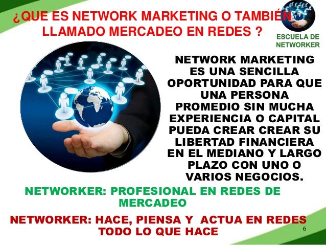 4. networ markeing.- i.- que es el network marketing